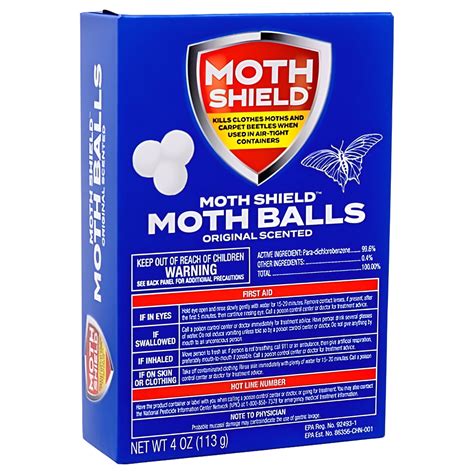 Moth Shield Moth Balls Original Scent 4 Oz
