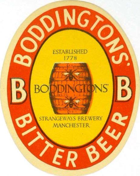 Boddington Breweries Ltd Boddingtons Pub Ale — The Bowsing Ken