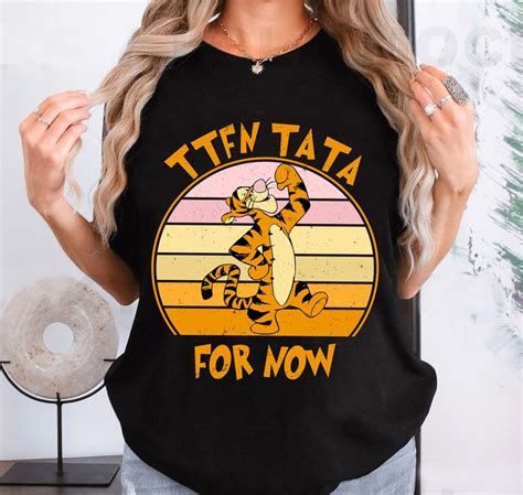 Disney Tigger Ttfn Ta Ta For Now Retro Shirt Id 12796483 By Natihana