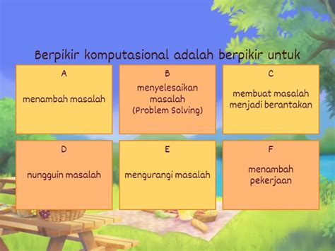 Quiz Berpikir Komputasional Kuis