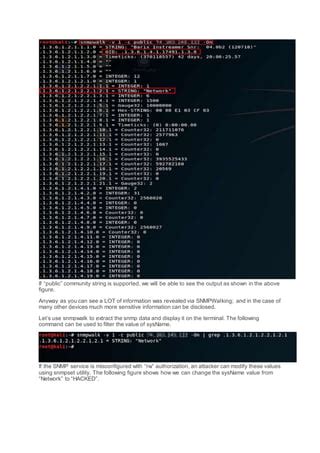 Snmp Vulnerability Assessment PDF