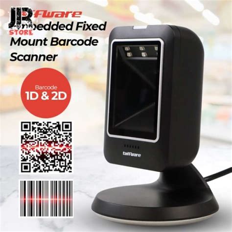 Promo Taffware Embedded Fixed Mount Barcode Scanner 2d Qr 1d Mp6300y Black Diskon 23 Di