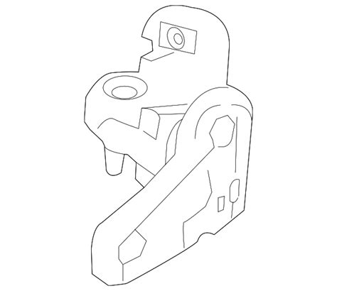 T4a2510 Lower Hinge 2016 2023 Jaguar Land Rover Oem Parts