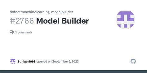 Model Builder · Issue 2766 · Dotnetmachinelearning Modelbuilder · Github