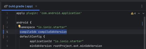Ionic 6 Cordova Compilesdkversion Is Not Specified Ionic Framework Ionic Forum
