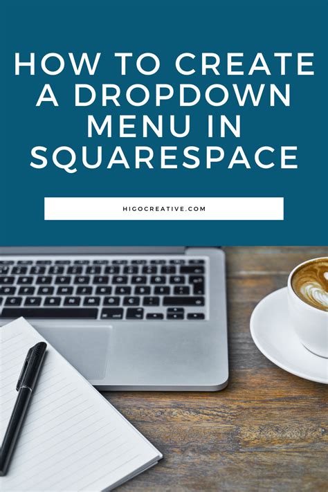 how to create a dropdown menu in squarespace