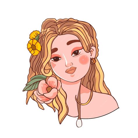 Premium Vector Vector Illustration Of A Beautiful Girl Illustration