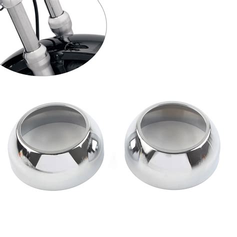 Ns 39mm Cnc Front Fork Boot Cap Covers For Harley Sportster Dyna Fxr