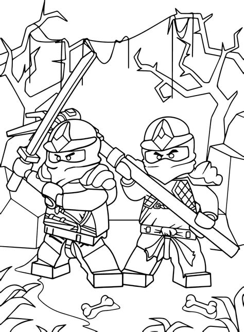 89 Utskrivbara Målarbilder Ninjago Ninjaäventyret Väntar På Dig