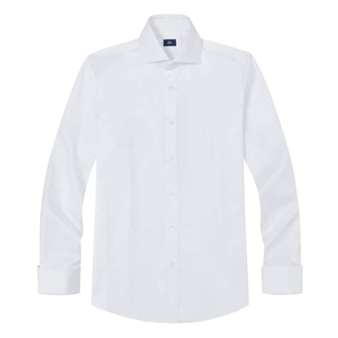 Walters White Twill French Cuff Shirt Otaa