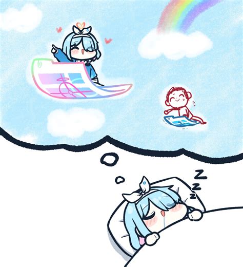 Safebooru 1boy 1girl Aronas Sensei Doodle Blue Archive Arona Blue