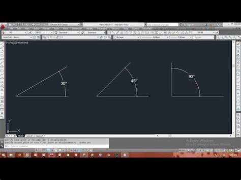 AutoCAD For Engineers Lesson 5 How To Draw Angle In AutoCAD