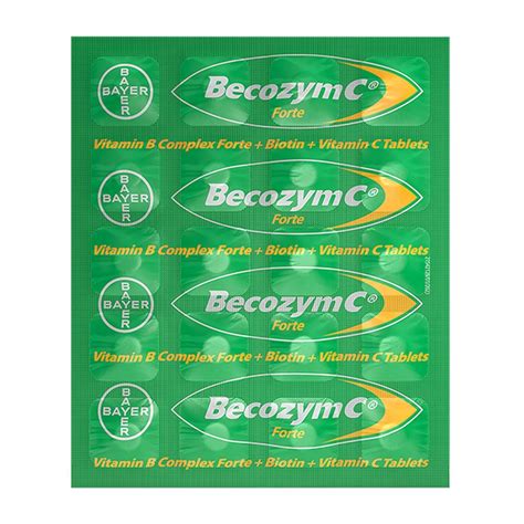 Becozyme C Forte Strip Of 20 Tablets