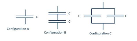 Three Configurations Are Constructed Using Identical Capacitors Which Of These Configurations