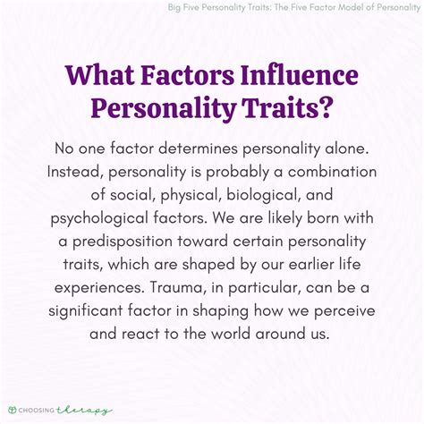 What Are The Big 5 Personality Traits