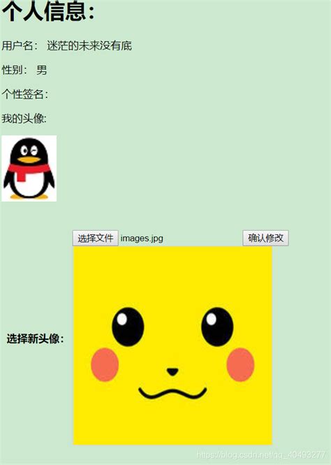 简单的用户头像修改功能 springboot后台 longlbob类型 springboot修改用户头像 csdn博客
