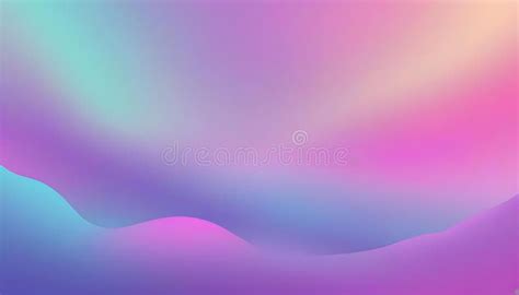 A Soft Flowing Gradient Of Pastel Colors Creates A Dreamy And Visually Appealing Abstract Scene