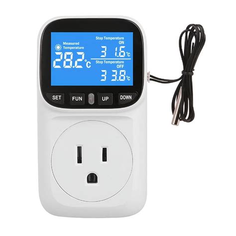 Hot Digital Temperature Controller Socket Outlet Thermostat With Timer