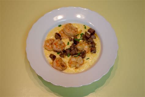 Shrimp Andouille And Tasso Grits Recipe Jacobs Andouille