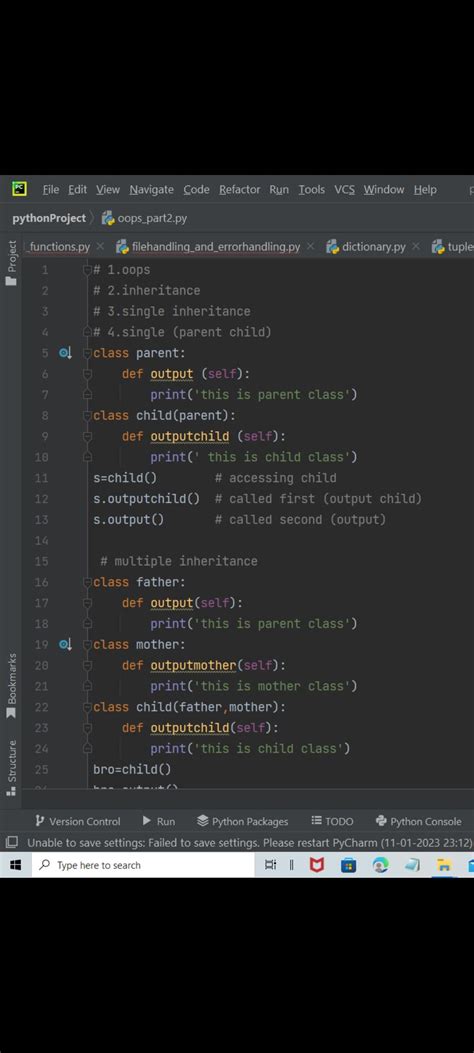 J Suresh Kumar On Linkedin Task31 Oops Concept Part 2 Pythonlife