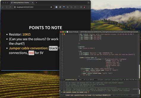 Nick Rothwell On Linkedin Why Yes Rendering Lesson Slides In Clojure