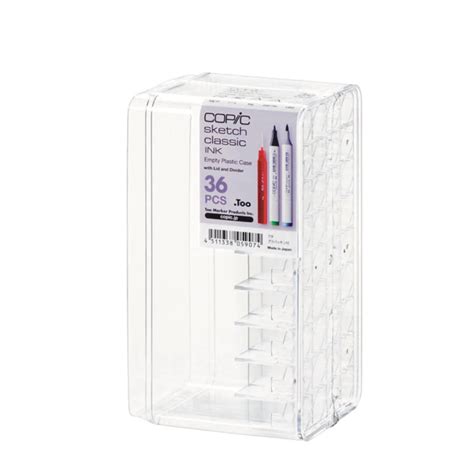 Copic Sketch And Classic Empty Plastic Case For 36 Artists Illustration Markers Art Shed
