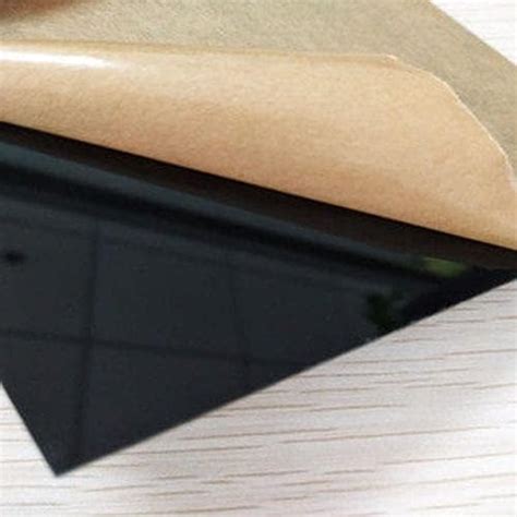 Bigimall Black Plexiglass Sheet 1 X 18x24 Inches 2mm Black Cast