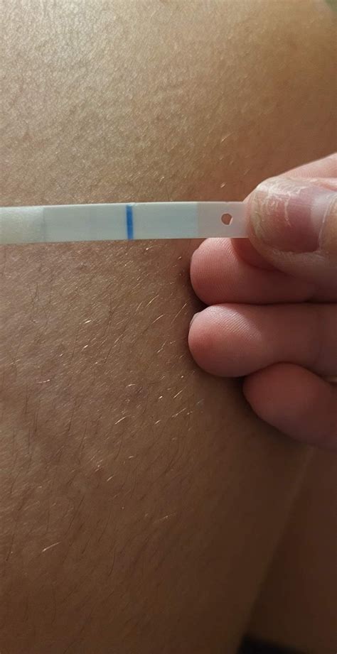 Am I Getting My Hopes Up Faint Line On The Bottom Pink Dye Unsure If