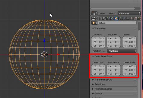 World How Do I Reset The Transforms Of An Object To The Original