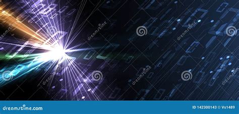 Explosion Of Binary Data Stock Vector Illustration Of Dark 142300143