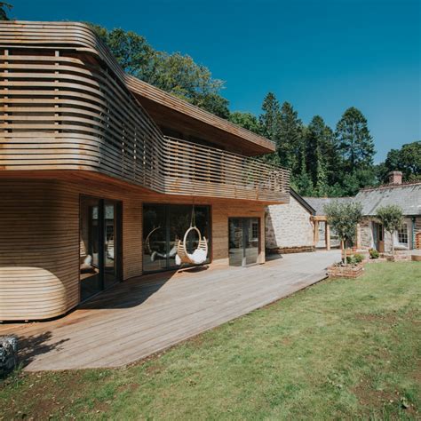 Steam Bent Timber Covers Tom And Danielle Raffields Cornwall House