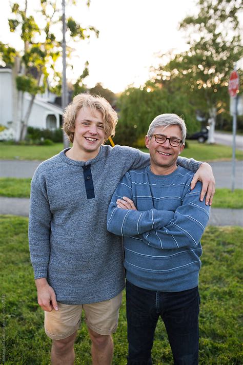 Dad And Son Together By Stocksy Contributor Rob And Julia Campbell