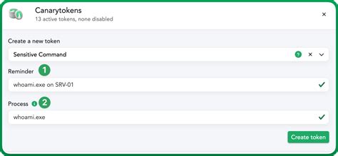 How Do I Create A Sensitive Command Token Thinkst Canary
