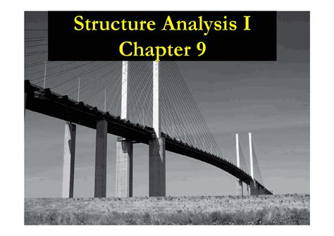 Structure Analysis I Chapter 9 Slides Acting Docsity
