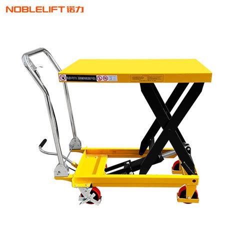 Contact Seller Nori Manual Hydraulic Platform Car Elevating Work Platform Forklift Mold Hand