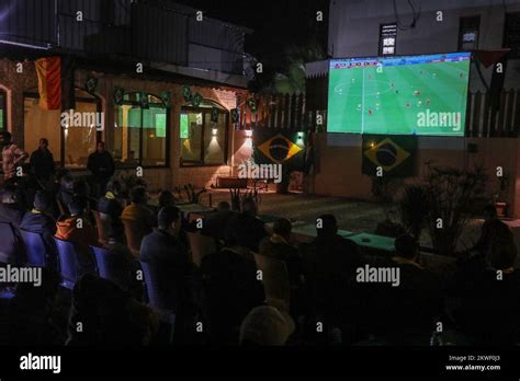 Brazilian Ambassador To Palestine Watch The Brazil National Team Match
