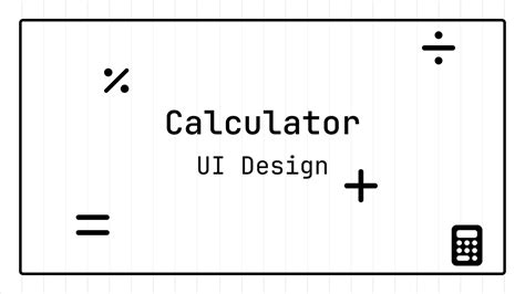 Calculator Ui On Behance Calculator Ui On Behance