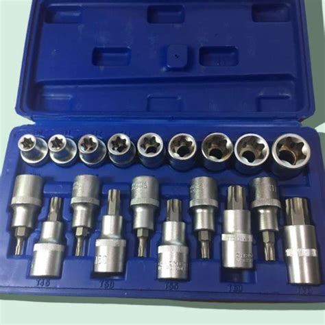 Jual Star Bit Socket And Torx Bit Socket Set 19 Pc Kunci Sok Bintang Set Di Seller Yama