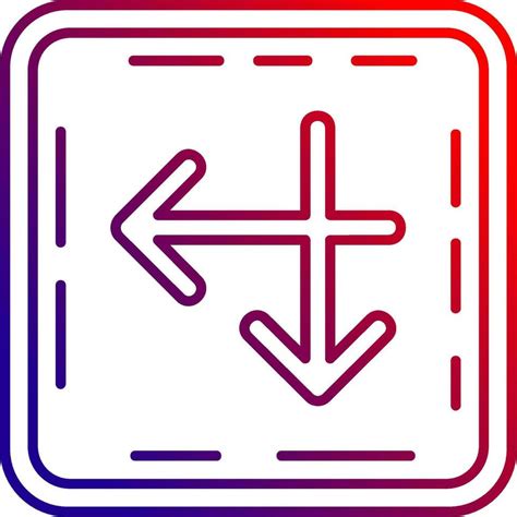 Intersect Line Gradient Icon 36978125 Vector Art At Vecteezy