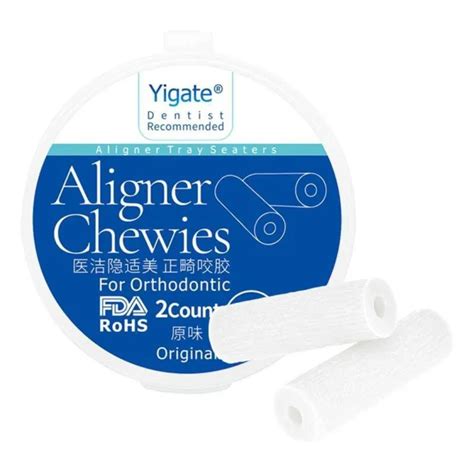 [ready Stock] 2pcs Box Aligner Chewies Invisible Retainer Seater Orthodontic Silicone Stick