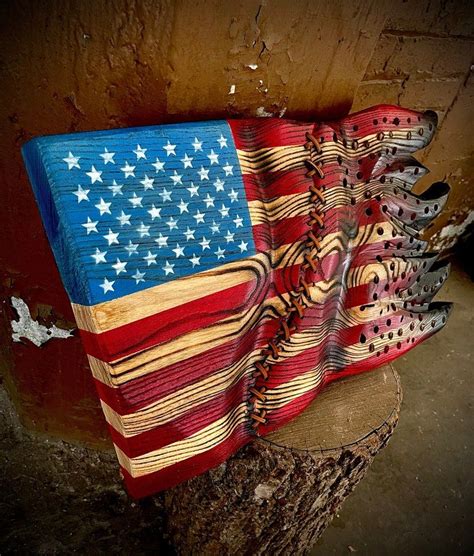 Wood Wall Art American Flag At Robert Crain Blog