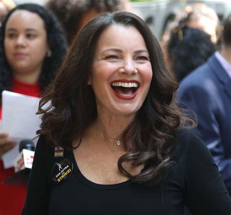 Fran Drescher At City Hall In New York 08 01 2023 • Celebmafia