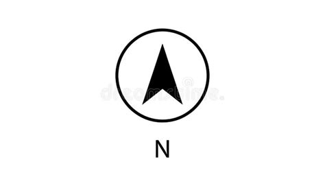 Vector Art Of North Compass A Symbol Of Direction Navigation And