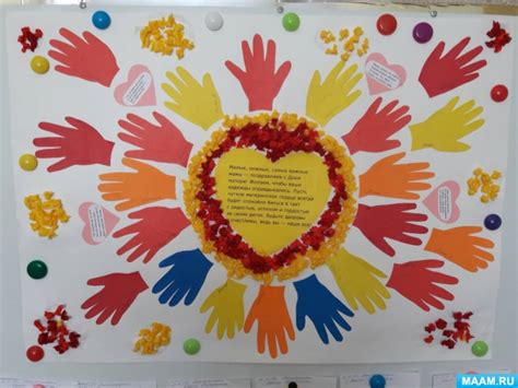 Конспект ОД по аппликации во второй младшей группе Коллективная работа «Лучик солнышка для мам