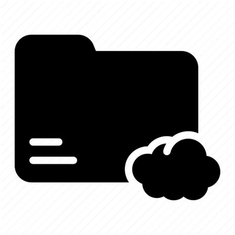 Cloud Connection Network Folder Data File Storage Icon Download