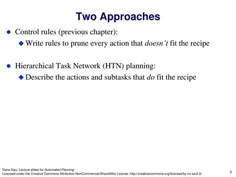 Ppt Chapter 11 Hierarchical Task Network Planning Powerpoint