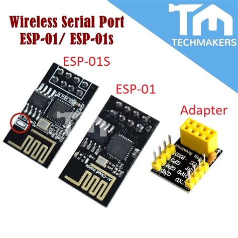 Esp 01 Esp 01s Wi Fi Serial Transceiver Module Esp8266 Adapter