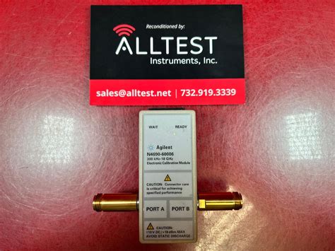 N B Agilent Keysight Electronic Calibration Module KHz To GHz Type N Ohm