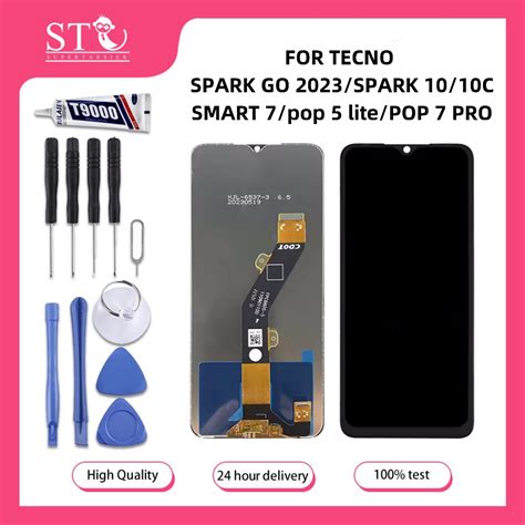 For TECNO LCD TECNO SPARK GO SPARK C SMART Pop Lite POP PRO LCD DISPLAY TOUCH