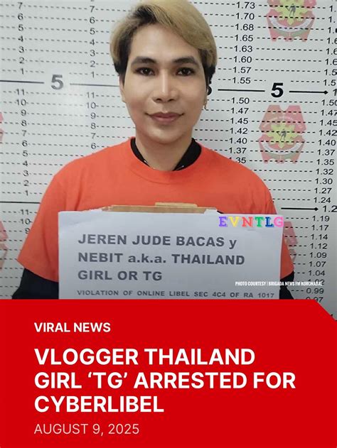 Eventologie Vlogger Thailand Girl Arrested A Joint Facebook